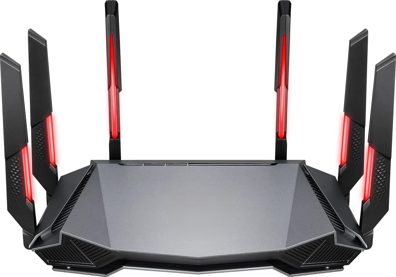 Wi-Fi 6E Tri-Band Gaming Router, 1.8GHz Quad-Core, AI QoS, MU-MIMO, 8 ...