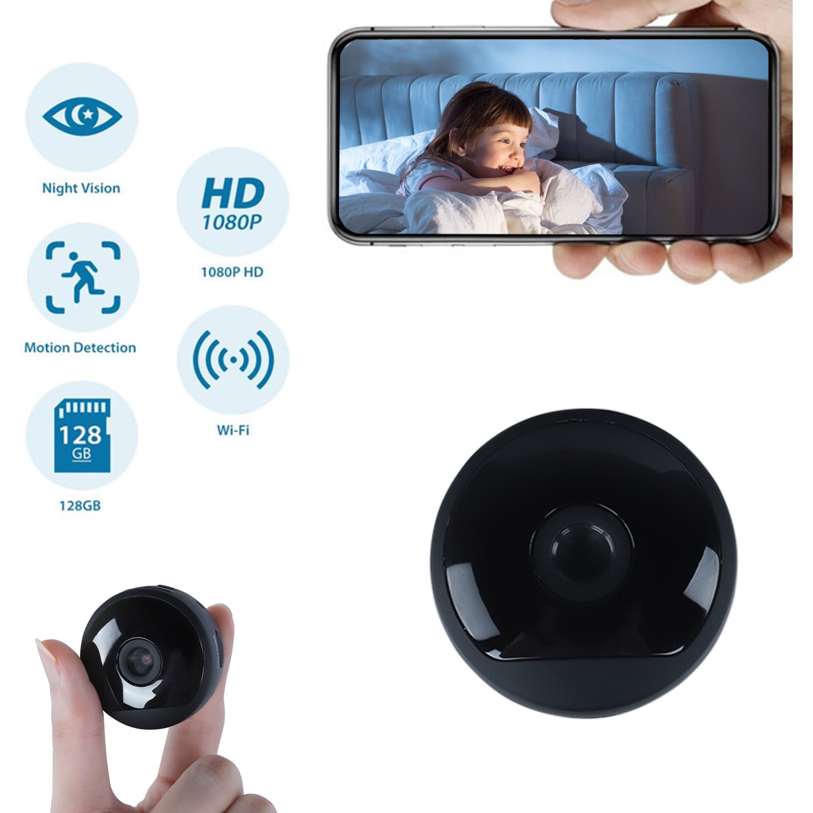 Wi-Fi IP Camer 080P WiFi Home Bulb Camera System 360 Degree View Lens ...