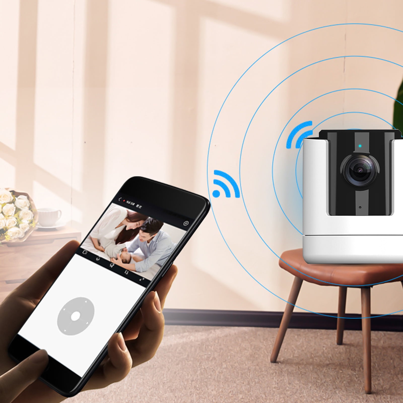 Wi-Fi IP Camer 080P WiFi Home Bulb Camera System Security Cameras with ...