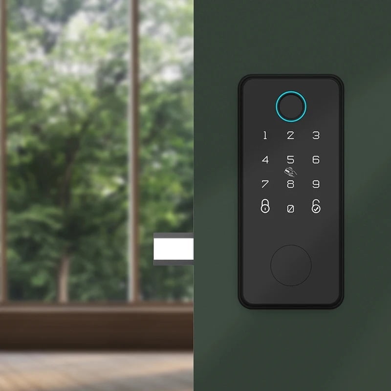 Wi-Fi Tuya Smart Deadbolt Door Lock with Fingerprint Scan - Walmart.com