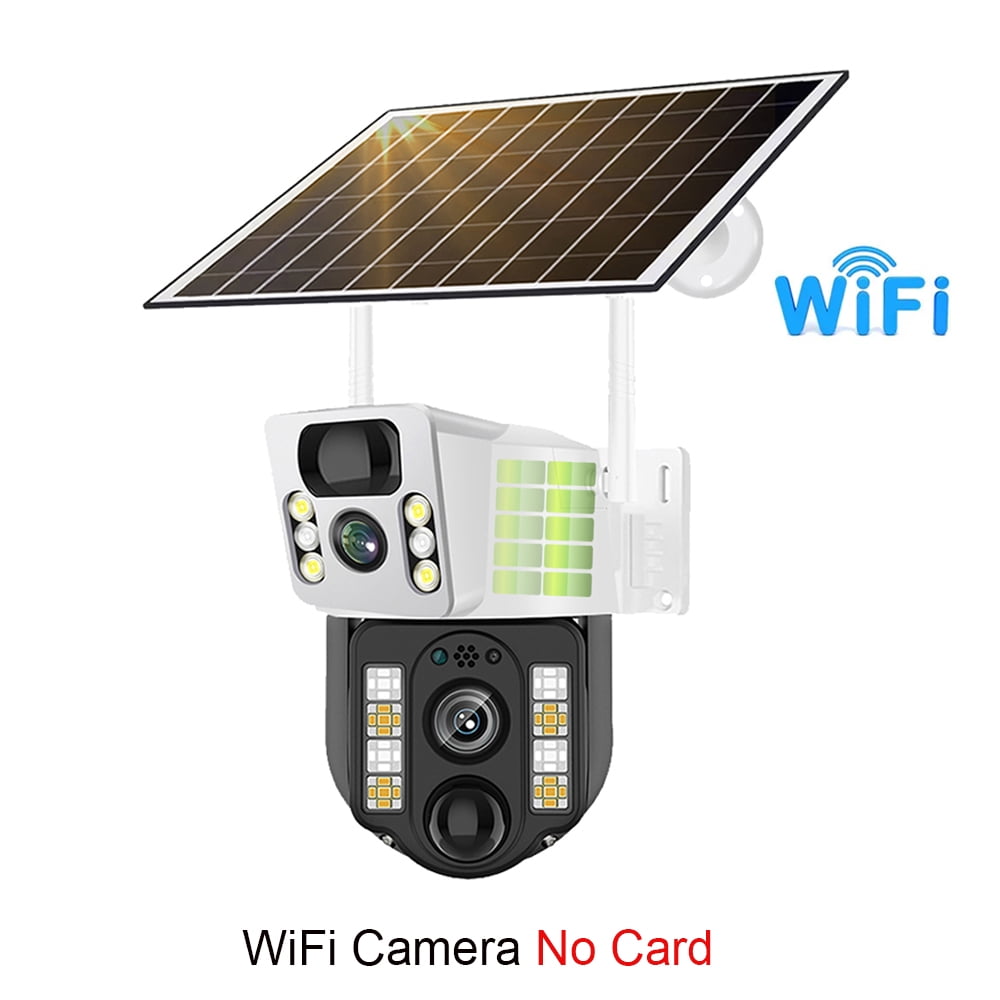 WiFi/4G Solar Camera IP CCTV Surveillance Cameras Outdoor Battery ...