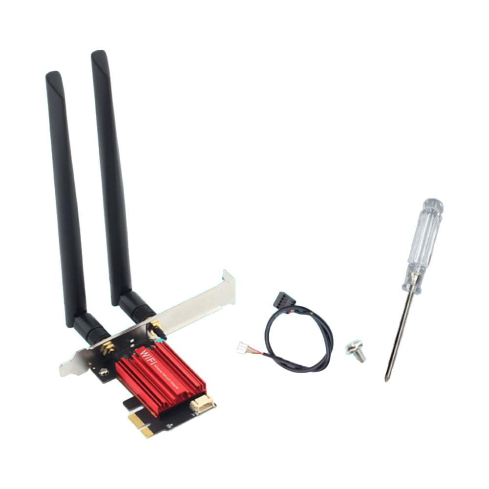 WiFi 6E AX210 Wireless PCI-E Adapter Compatible BT 5.3 Wi-Fi Card : бн B1Q5 - Walmart.com