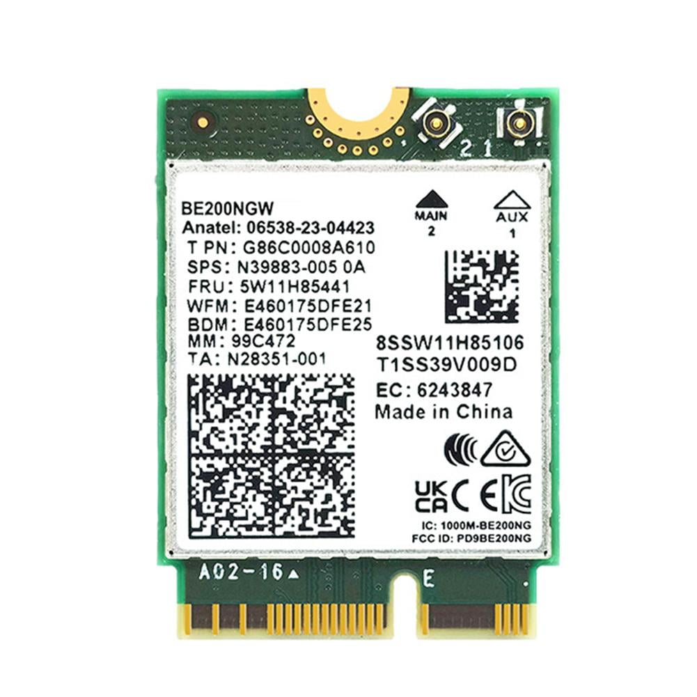 WiFi 7 Intel BE200 BE200NGW NGFF WiFi 7 Bluetooth 5.4 Card with ...