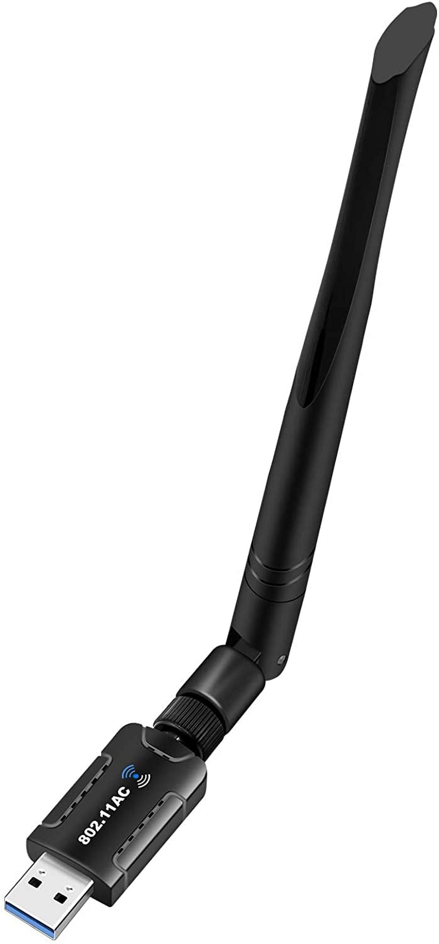 WiFi Adapter for PC, 1200Mbps USB 3.0 Wireless Network WiFi Dongle with ...