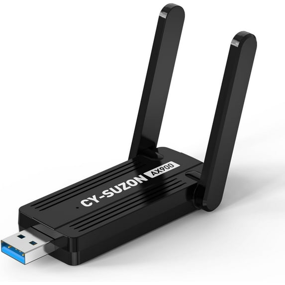 WiFi Adapter for Desktop PC, AX900 USB WiFi 6 Adapter with 5GHz/2.4GHz ...