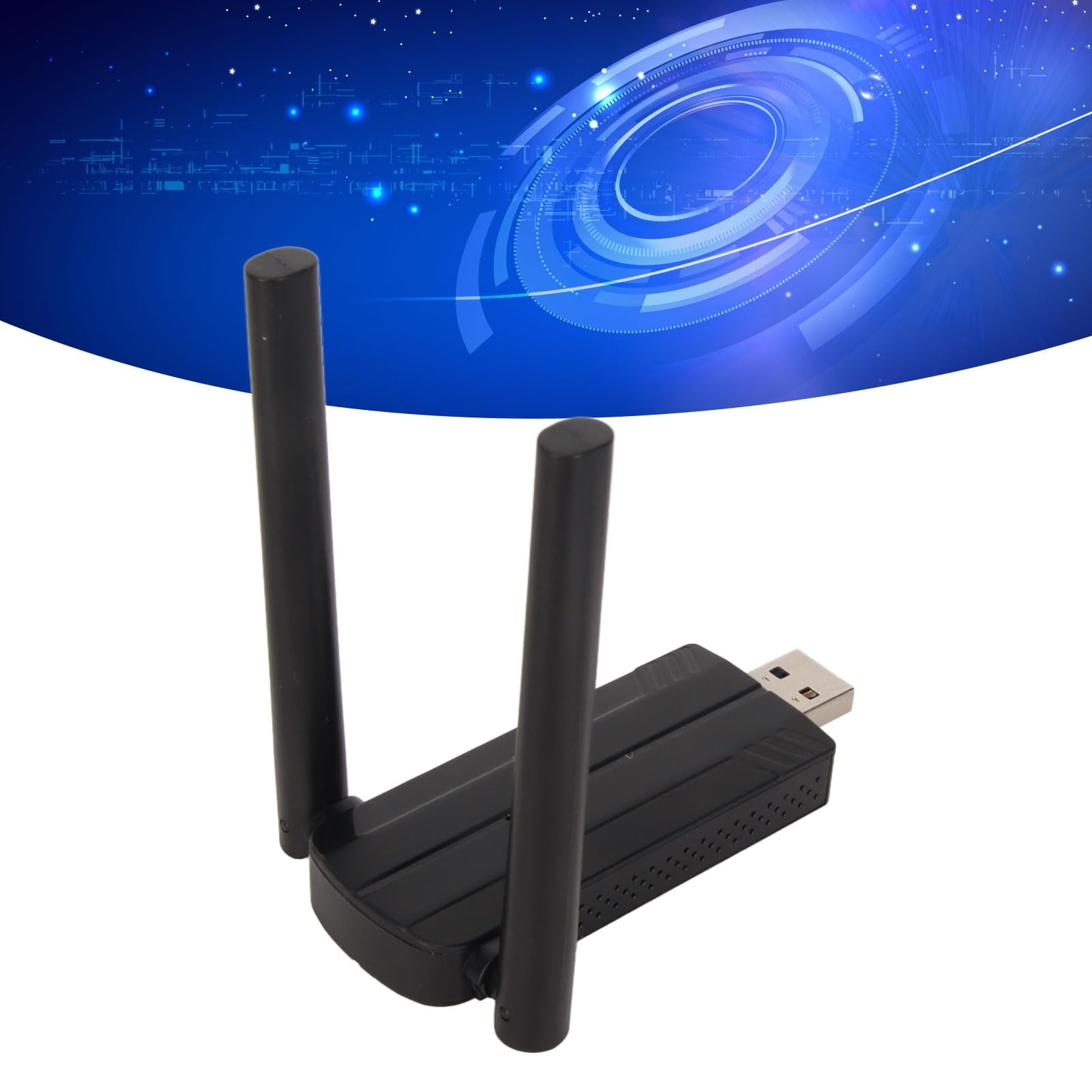 WiFi Adapter for Desktop PC, Dual Band USB WiFi Adapter, Enhanced ...