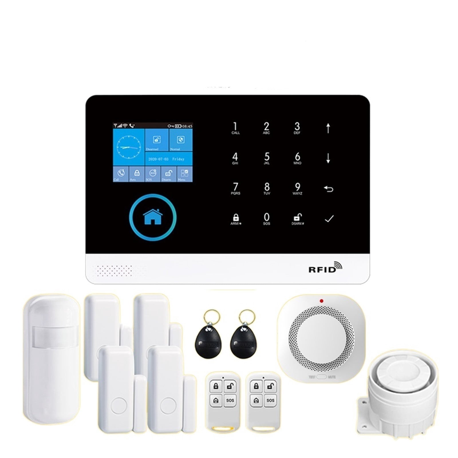 WiFi Alarm System For Home Burglar Security Tuya Smart House App ...
