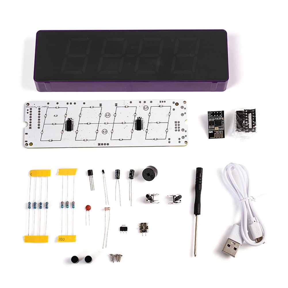 WiFi Clock Kit,Time With Set Time Set And Iot Wifi Clock Esp8266 Set ...