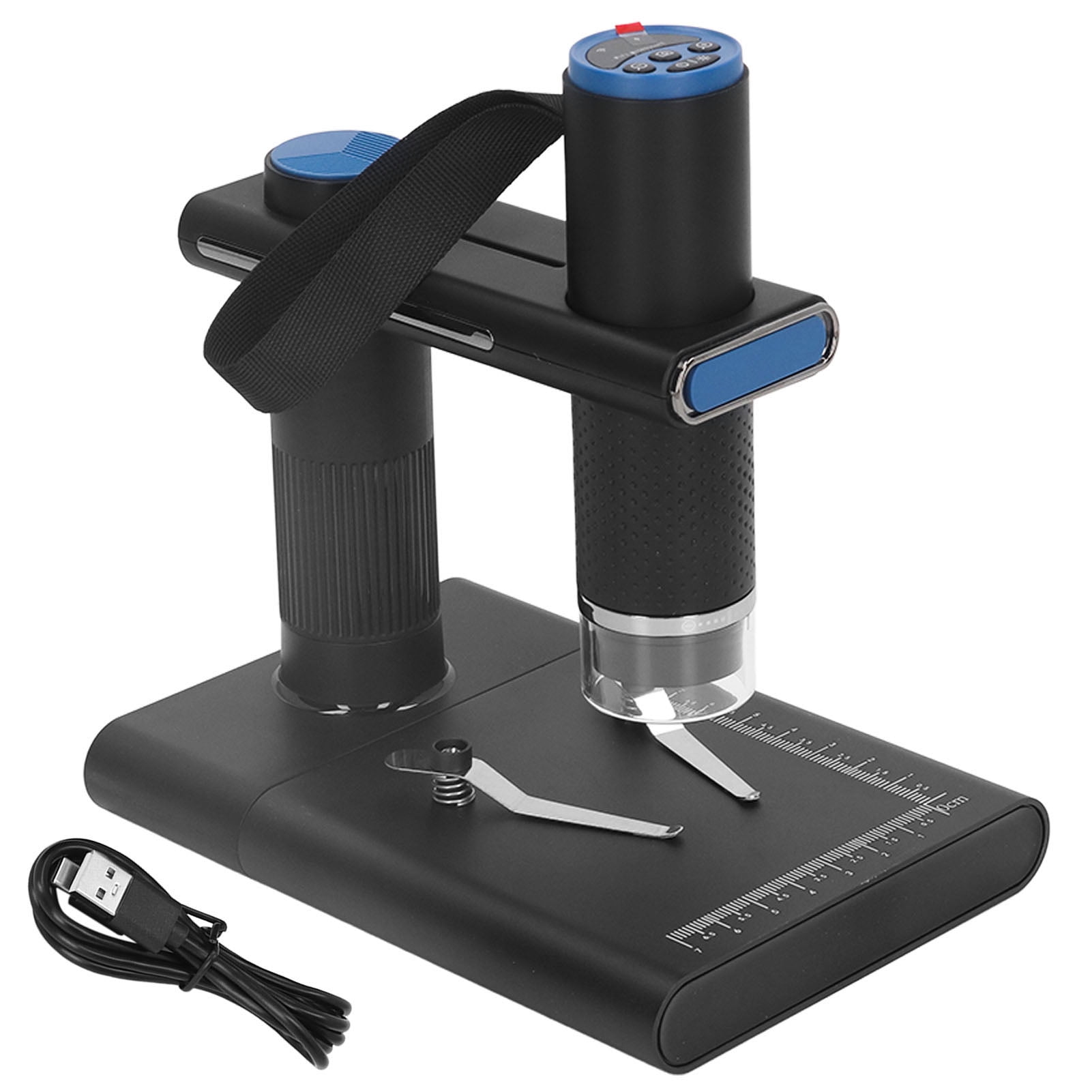 WiFi Digital Microscope with Stand 2MP Portable Mobile Phone Microscope ...