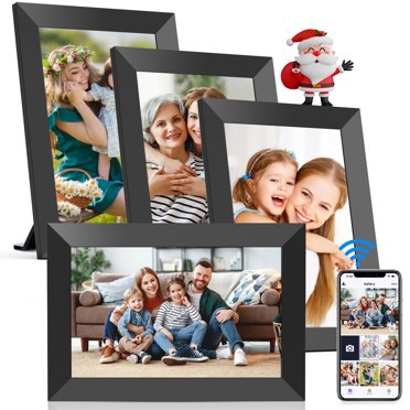KODAK 11.6-inch Digital Photo Frame, FHD, Wi-Fi Enabled, Wood Tone ...