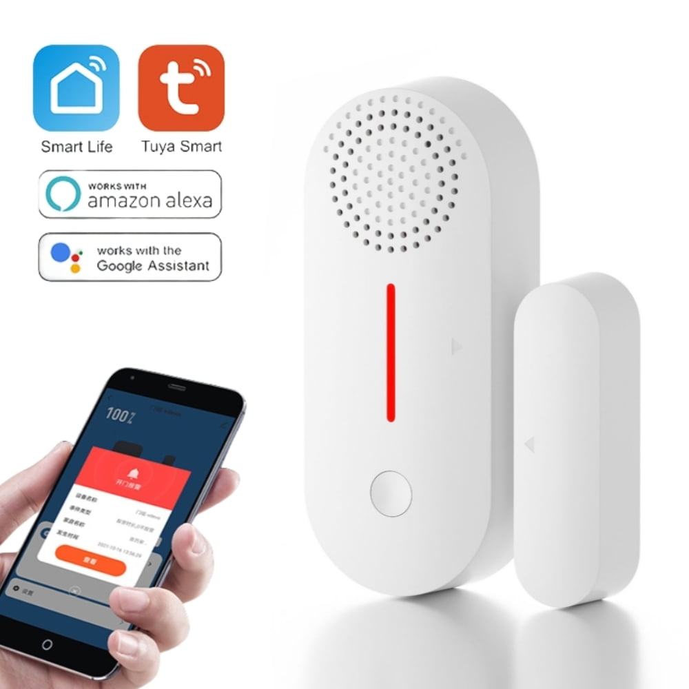 WiFi Door Sensor, Smart Window Door Sensor Alarm, Contact Sensor for ...