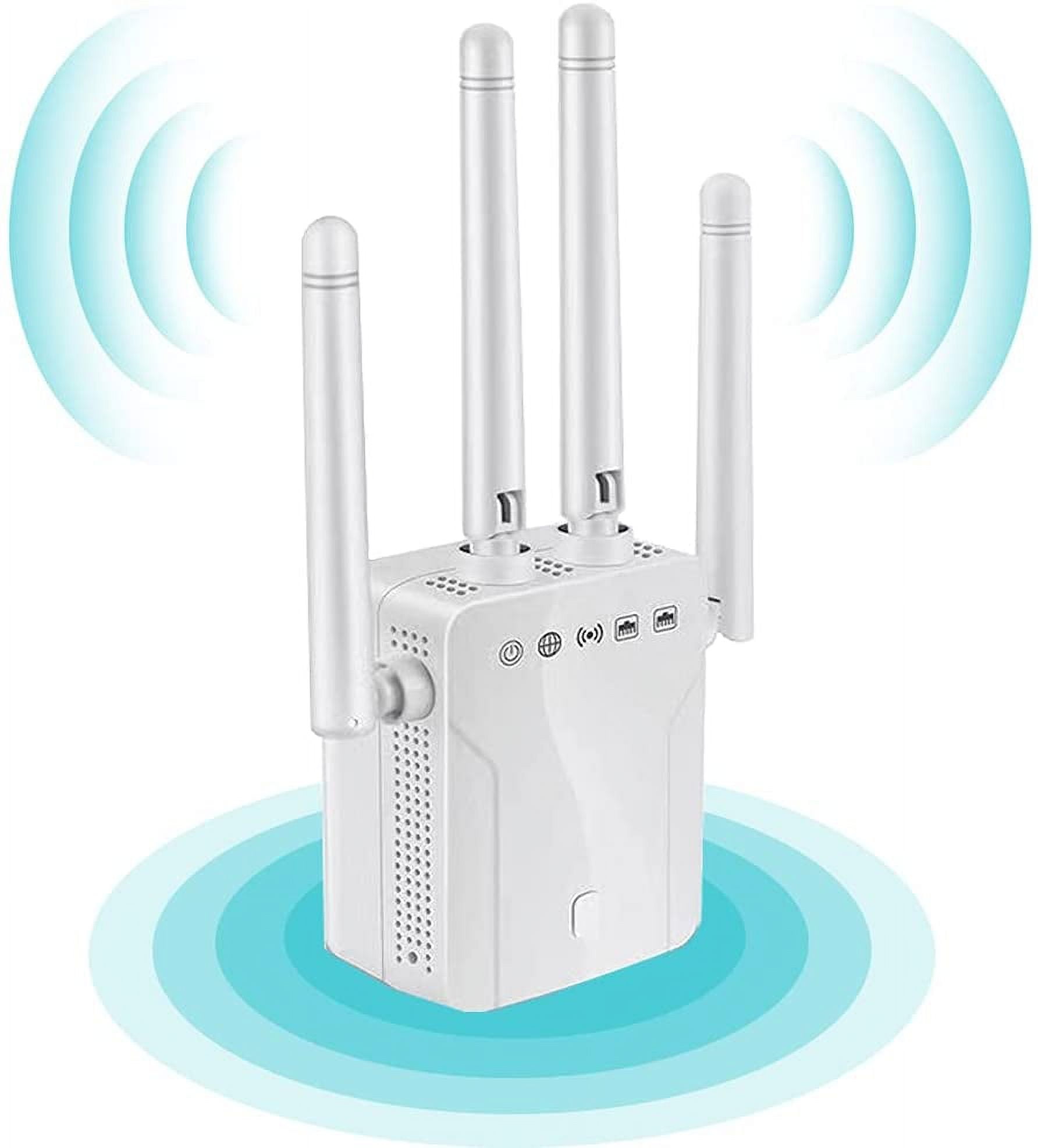 WiFi Extender Up to 1200Mbps Repeater,Covers Up to 4000 Sq.ft and 35 ...