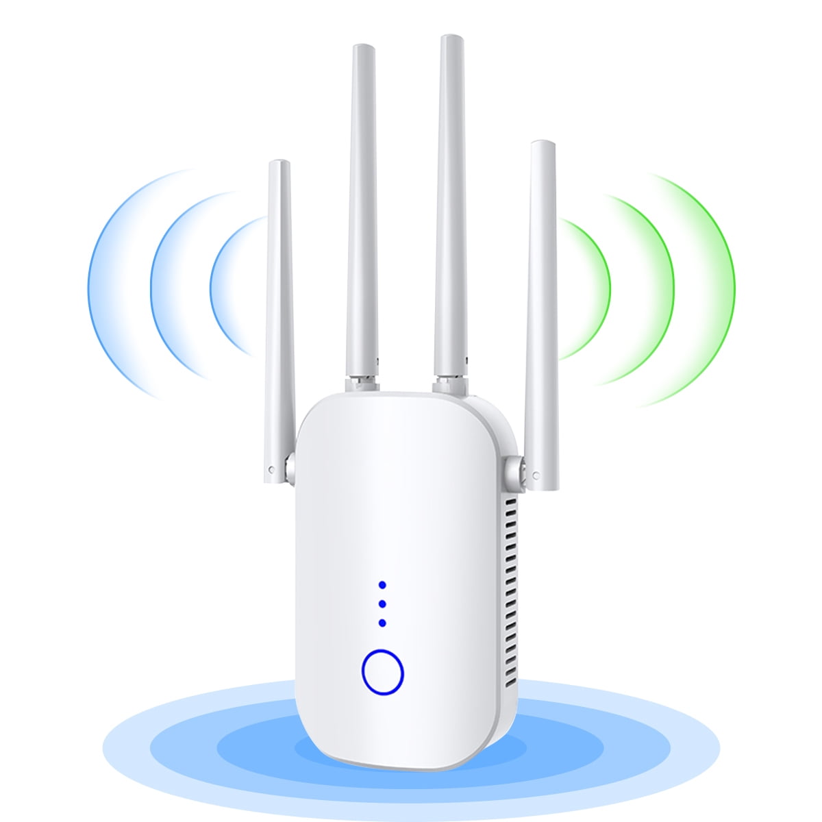 WiFi Extender, 2024 Fastest WiFi Booster 1200Mbps Dual Band (5GHz/2 ...