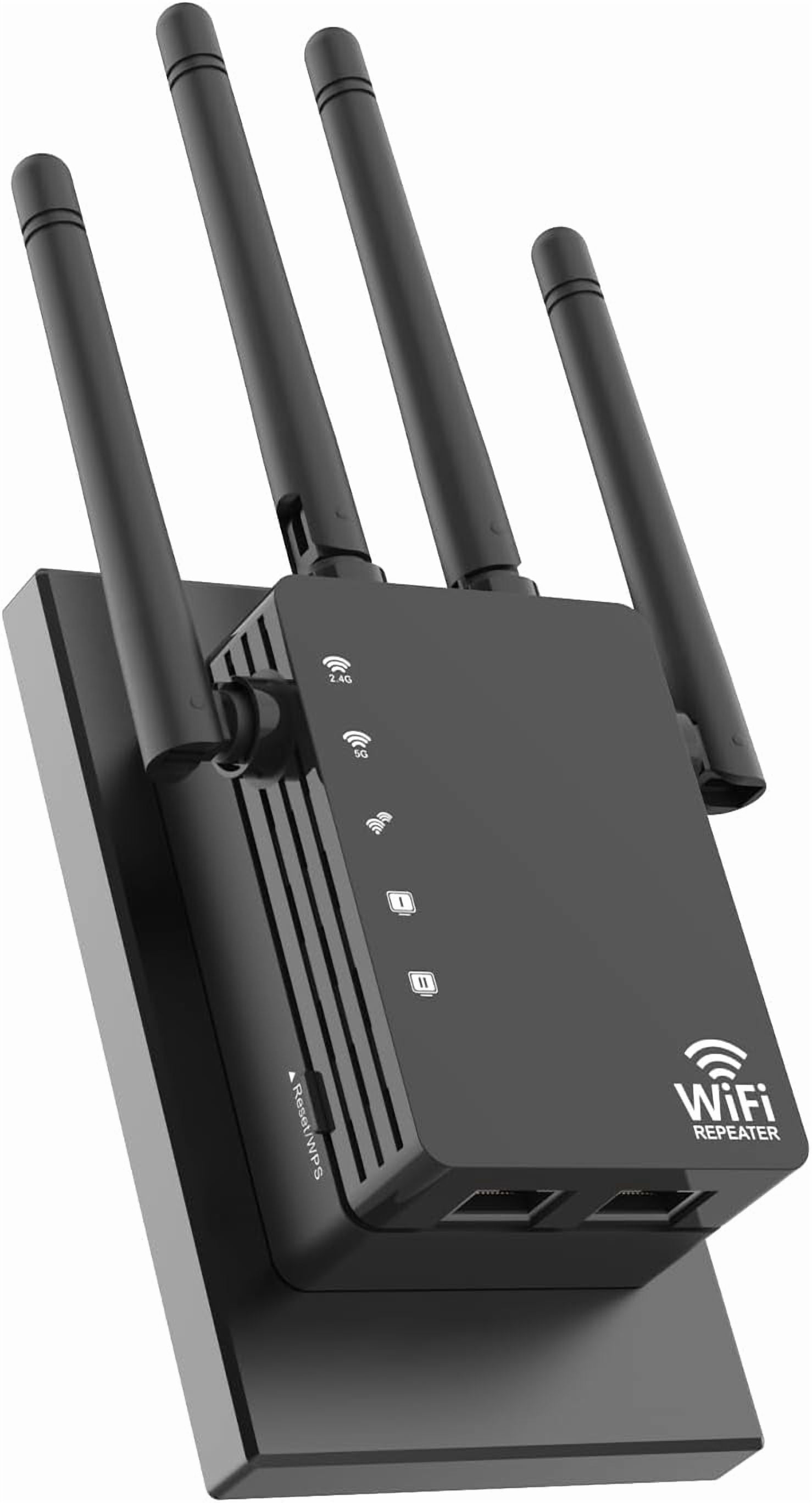WiFi Extender with 4 Antennas 1200Mbps - Dual Band 5GHz/2.4GHz, WiFi ...