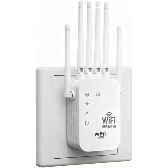 WiFi Extender 6-Antenna Strong Signal, Antenna Amplifier WiFi Booster ...