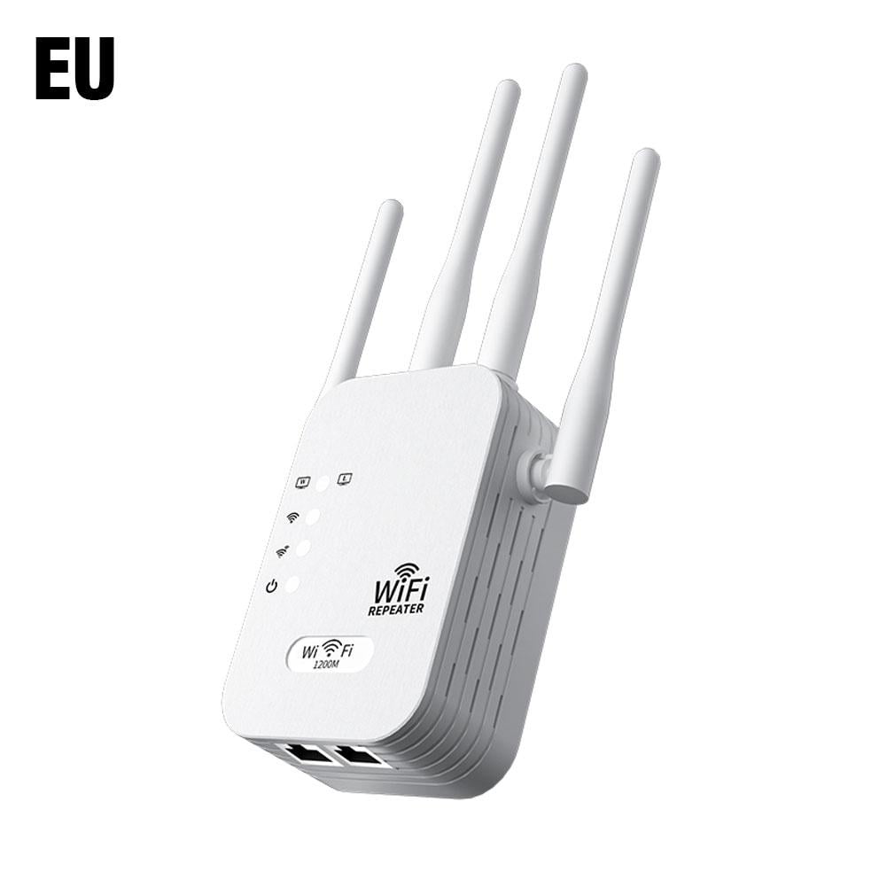 WiFi Extender Booster with Ethernet Port, Dual Band 5GHz/2.4GHz ...