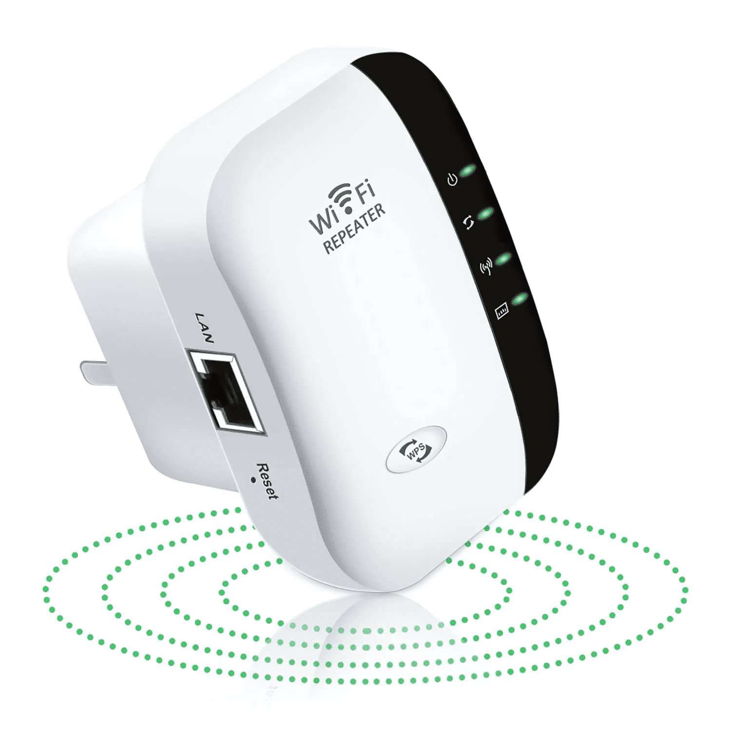 WiFi Extender Signal Booster Up to 3000 sq.ft and 30 Devices, WiFi Booster Range Extender ...