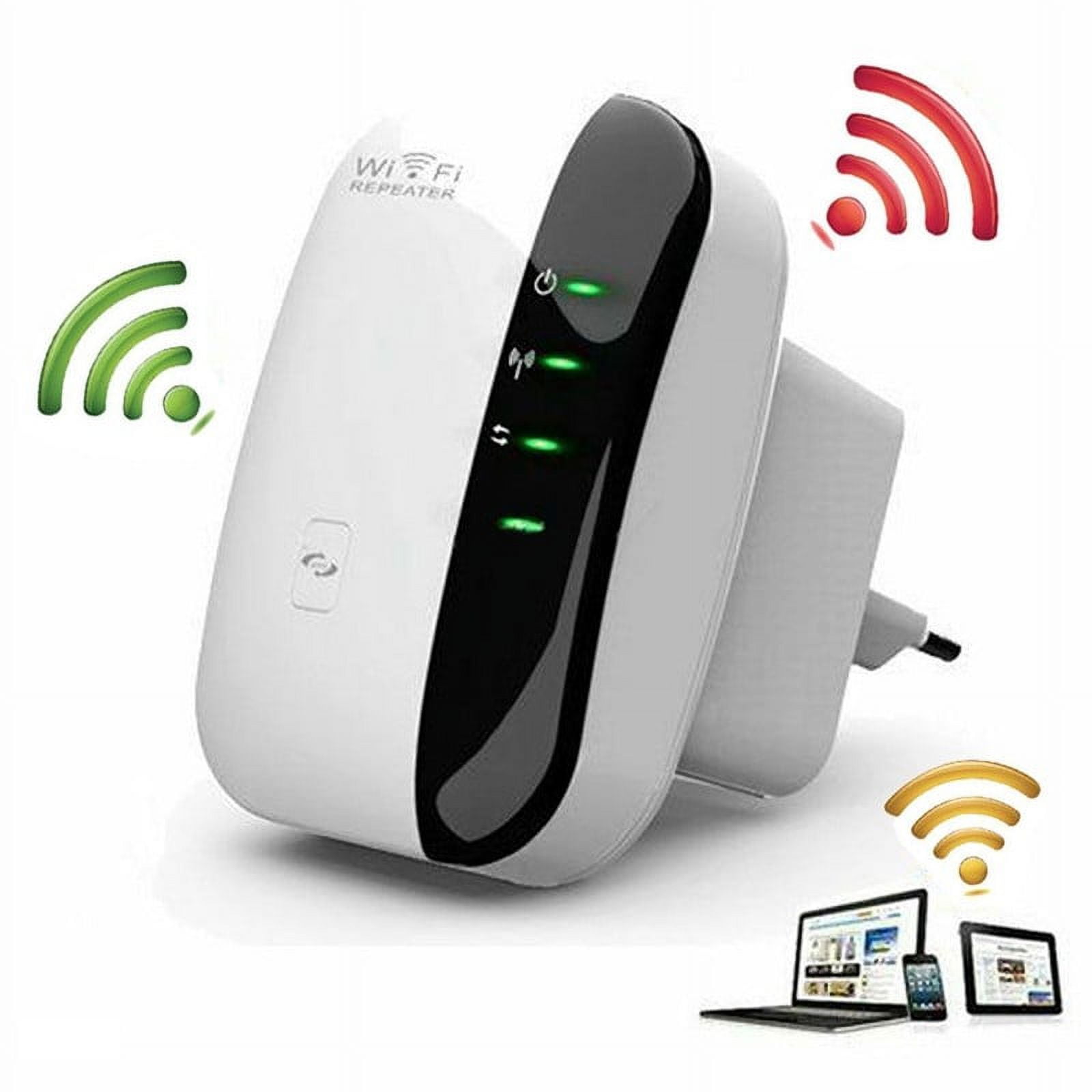 WiFi Extender, Signal Booster Wireless Internet Repeater, WiFi Range ...