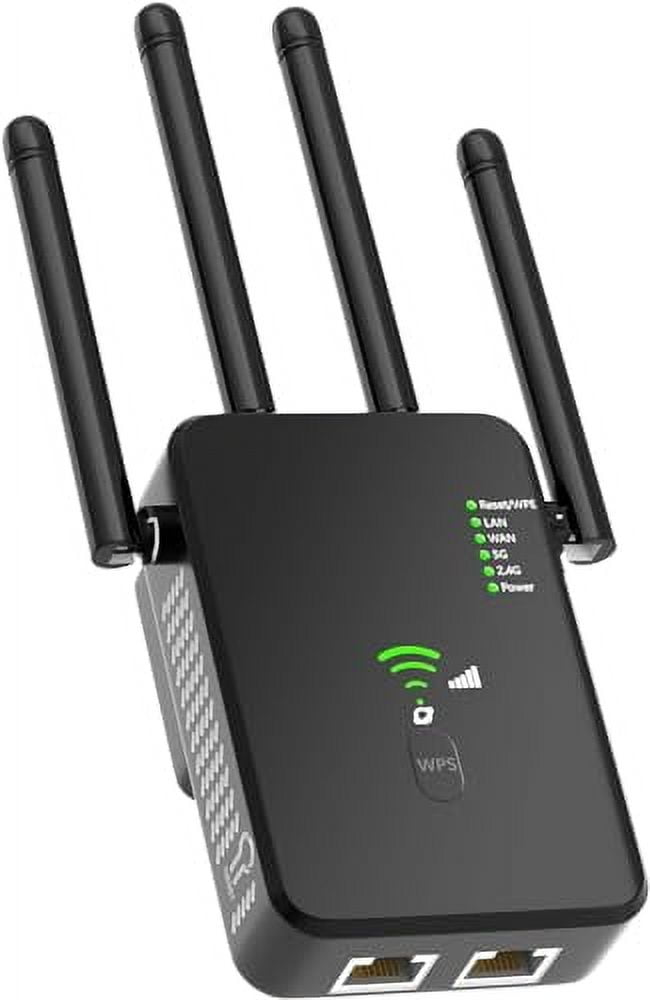 WiFi Extender, WiFi Booster 1200Mbps Wi-Fi Signal Booster Amplifier for ...