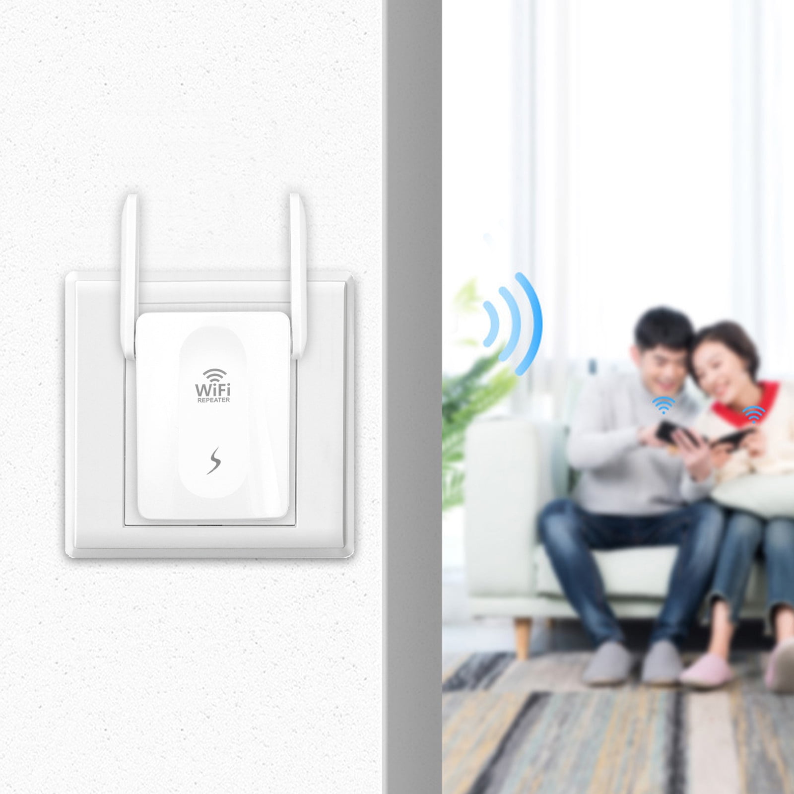 WiFi Extender WiFi Range Extender Wireless Internet Booster Wireless ...