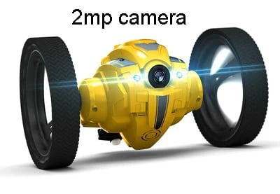 WiFi FPV Camera HD RC Jumping Car Jump High Stunt Car with Music LED ...
