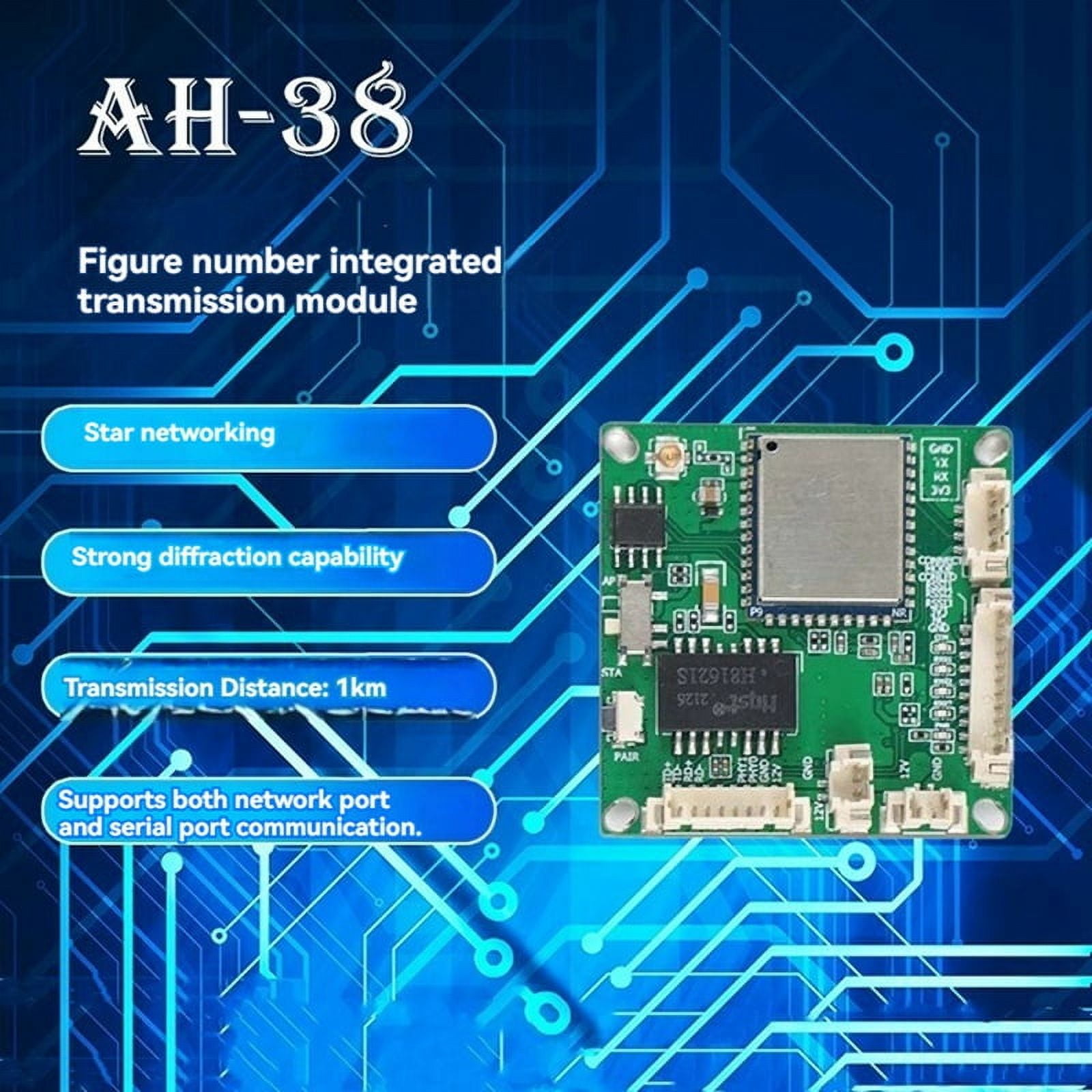 WiFi HaLow Image Data Transmission 802.11AH Low-Frequency Module ...