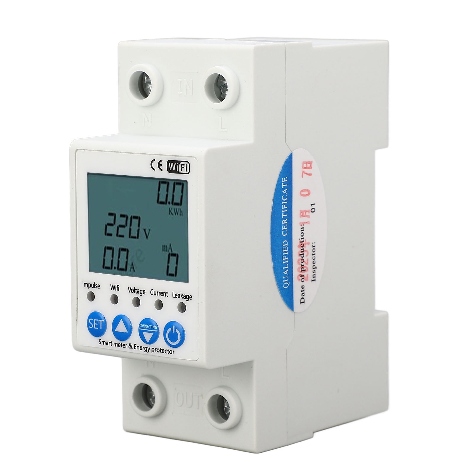 WiFi Leakage Protection Switch Smart Remote Automatic Reclosing Circuit Breaker AC220V 63A ...