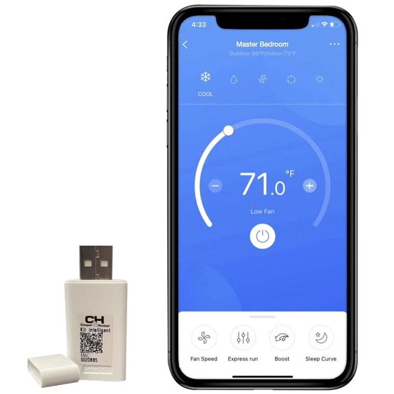 Cooper & Hunter Mini Split System USB WiFi Adapter for Wall Mount Air ...
