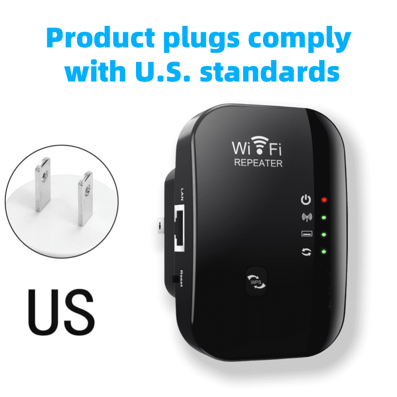 WiFi Range Extender Repeater Wireless Amplifier Router Signal Booster ...