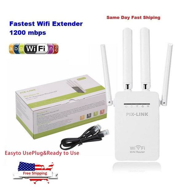 WiFi Range Extender Repeater Wireless Amplifier Router Signal Booster ...