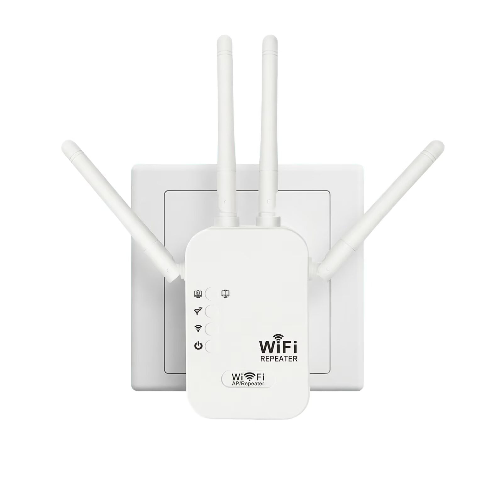 WiFi Range Extender Up to 12000 Sq.Ft Coverage, Up to 300Mbps with 4 ...