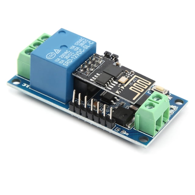 WiFi Remote Control Switch, 1-Way WiFi Relay Module 12V Relay Module ...