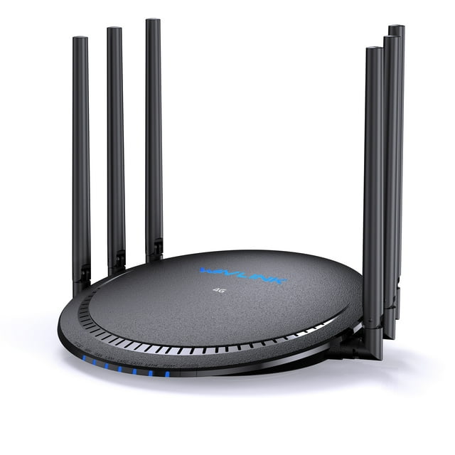 WiFi Router 4G LTE Wireless Router 1200Mbps with Hotspot Gigabit Router ...
