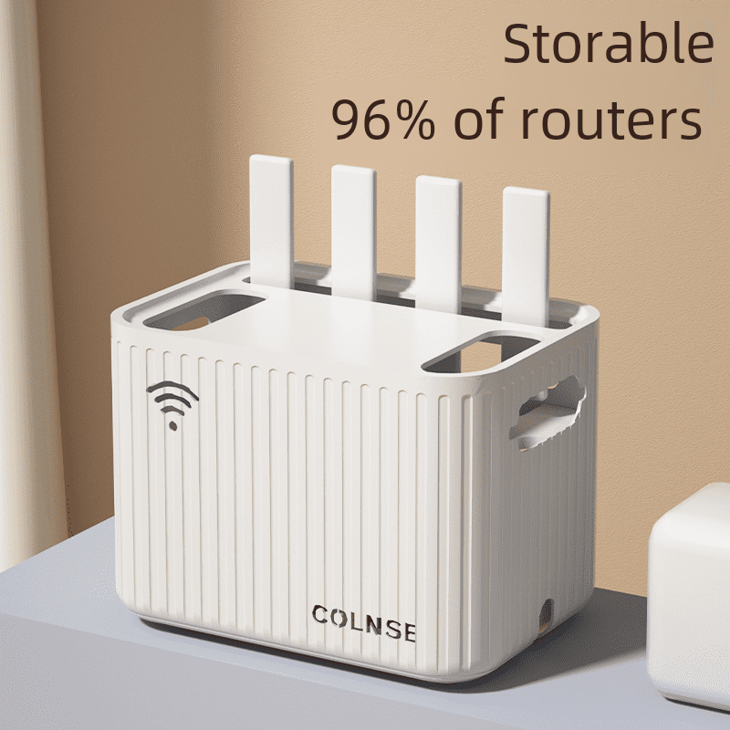 WiFi Router Storage Rack Set Top Box Wire Storage Box Rack Insert ...