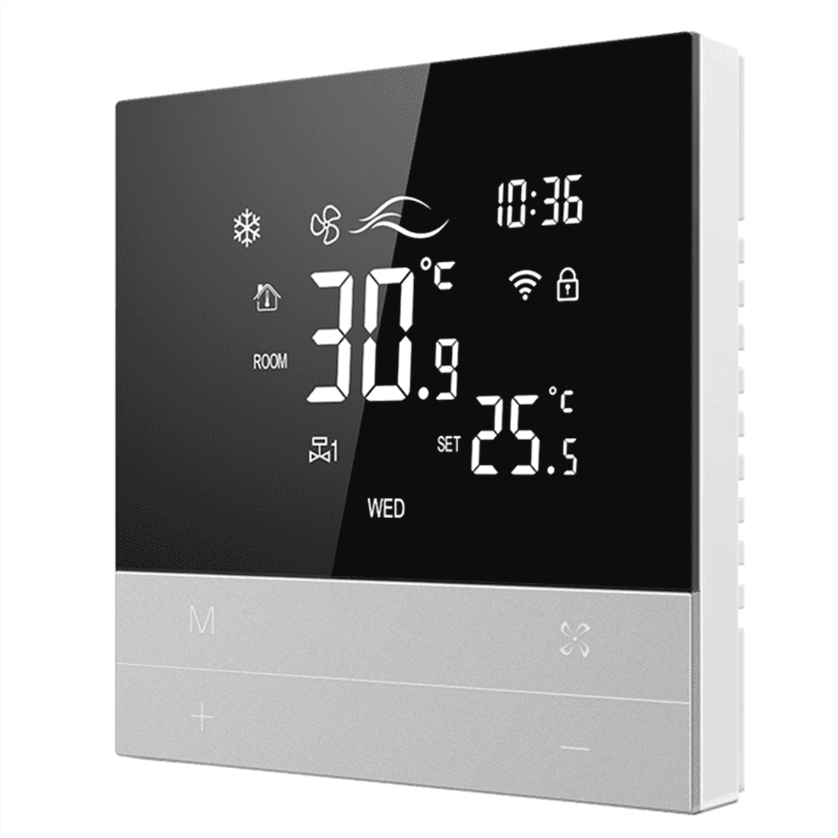 WiFi Smart Central Air Conditioner Thermostat Heating and Cooling ...
