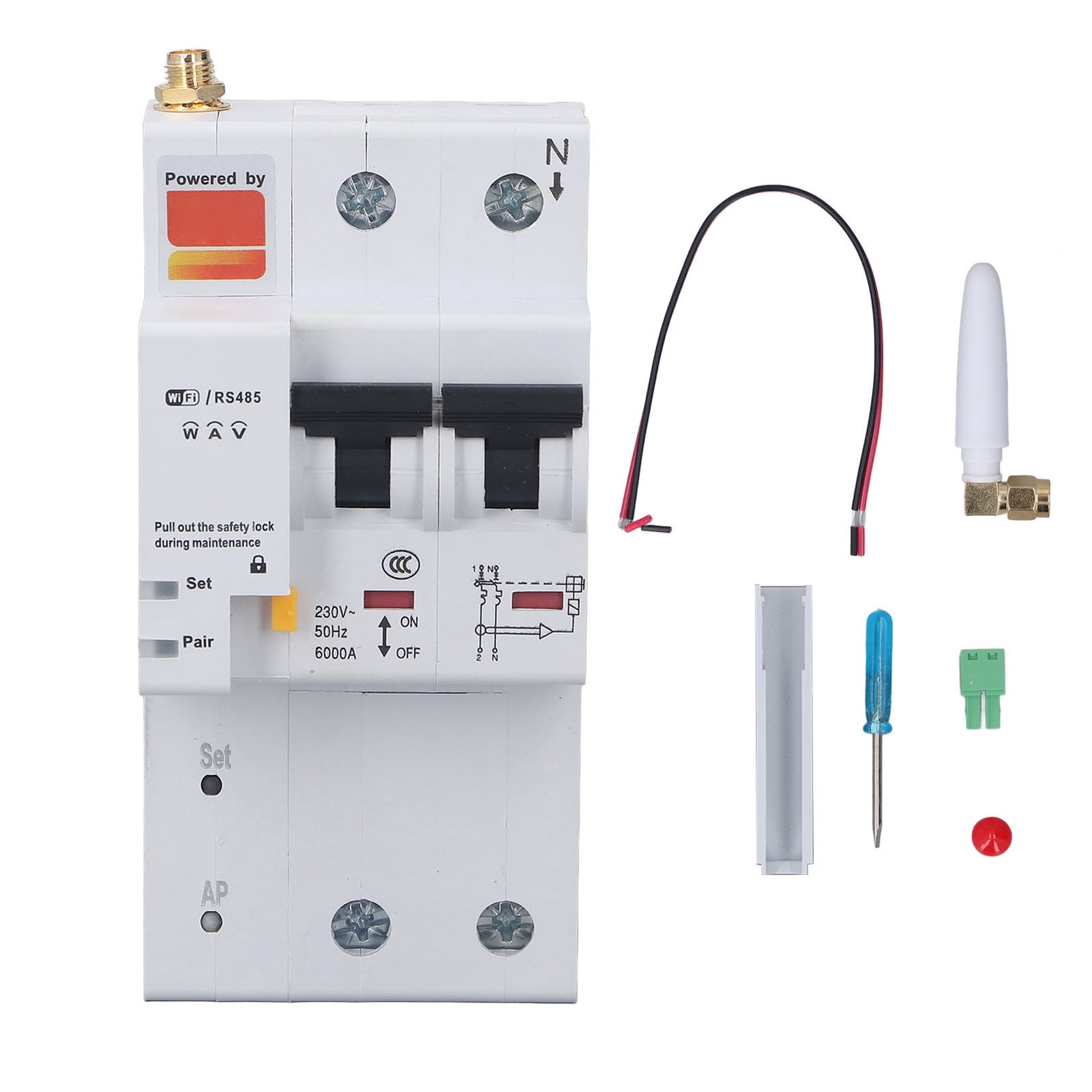 WiFi Smart Circuit Breaker Remote Control Data Storage Overload ...