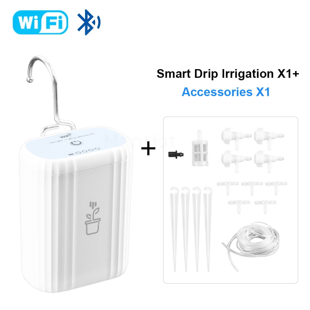 WiFi Smart Drip Irrigation Rechargeable Intelligent Watering Device ...