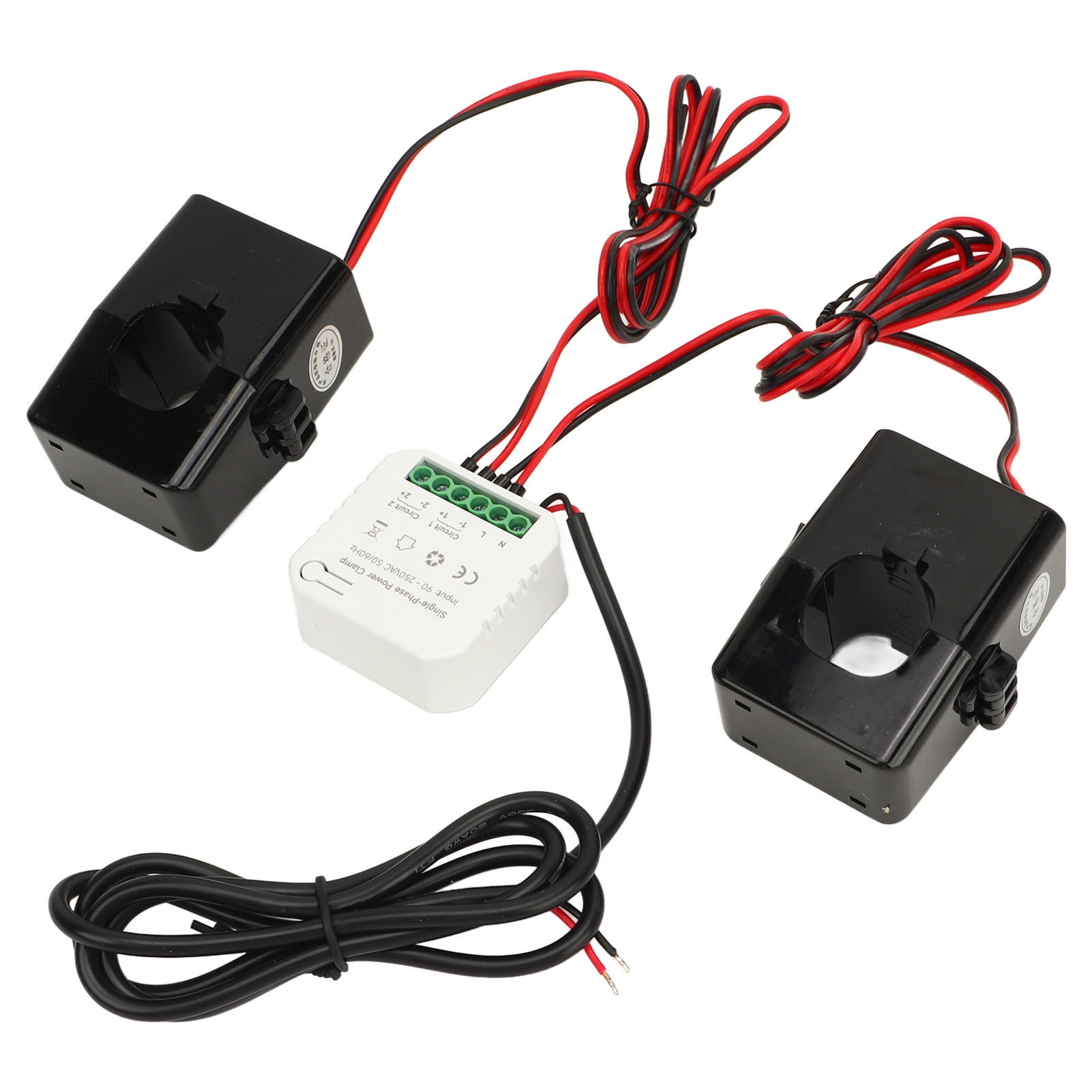 WiFi Smart Energy Monitor Single Phase Clamp Electricity Meter with 2 ...