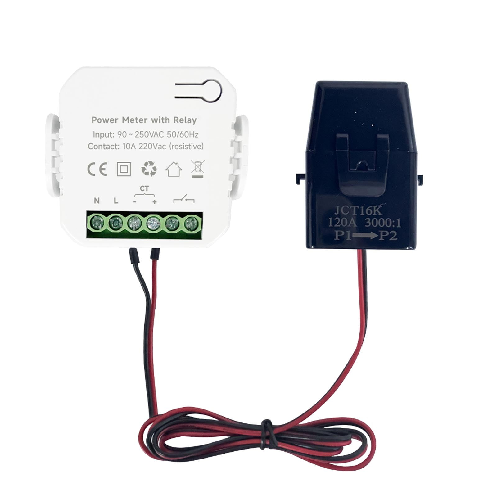 WiFi Smart Energy Monitor Single Phase Clamp Electricity Meter with ... WiFi Smart Energy Monitor Single Phase Clamp Electricity Meter with ...