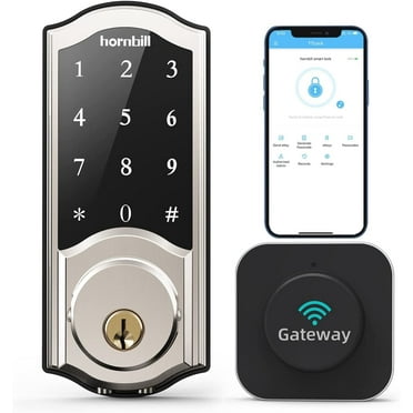 Smart Door Lock Electronic Biometric Fingerprint APP Key Fobs Alexa ...