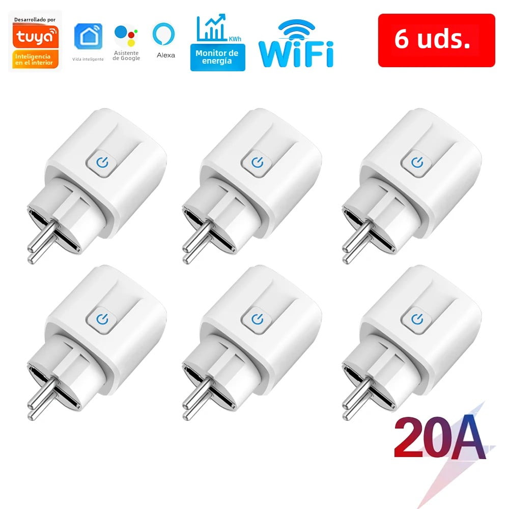 WiFi Smart Plug with Energy Monitoring and Scheduling Function, Tuya ...