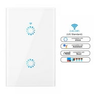 BSEED Smart Light Switch, 2.4GHz WiFi Smart Switch, Tempered Glass ...