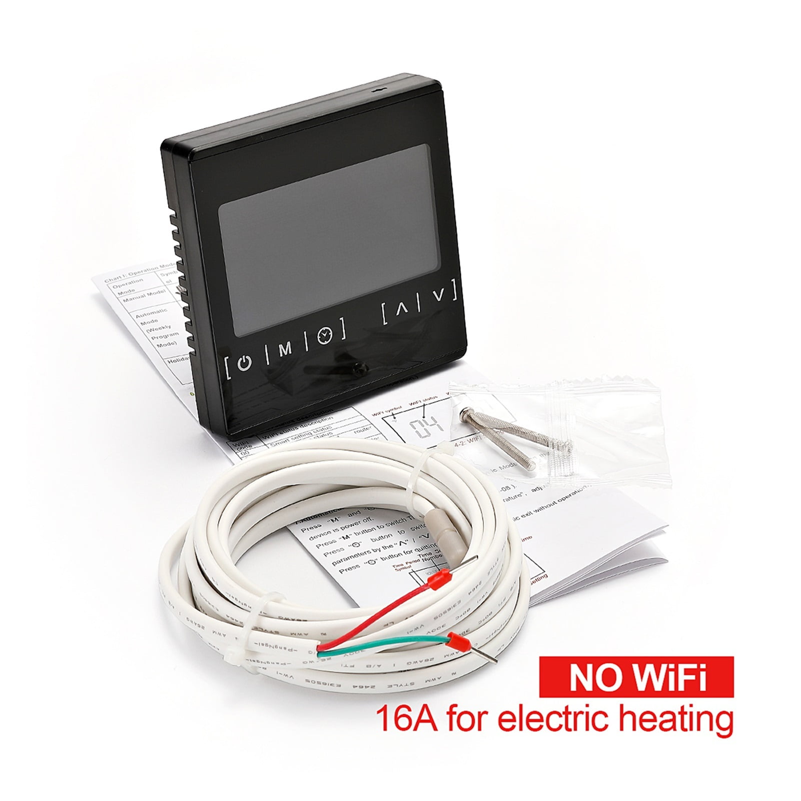 WiFi Smart Thermostat, Electric Floor Heating Water/Gas Boiler ...