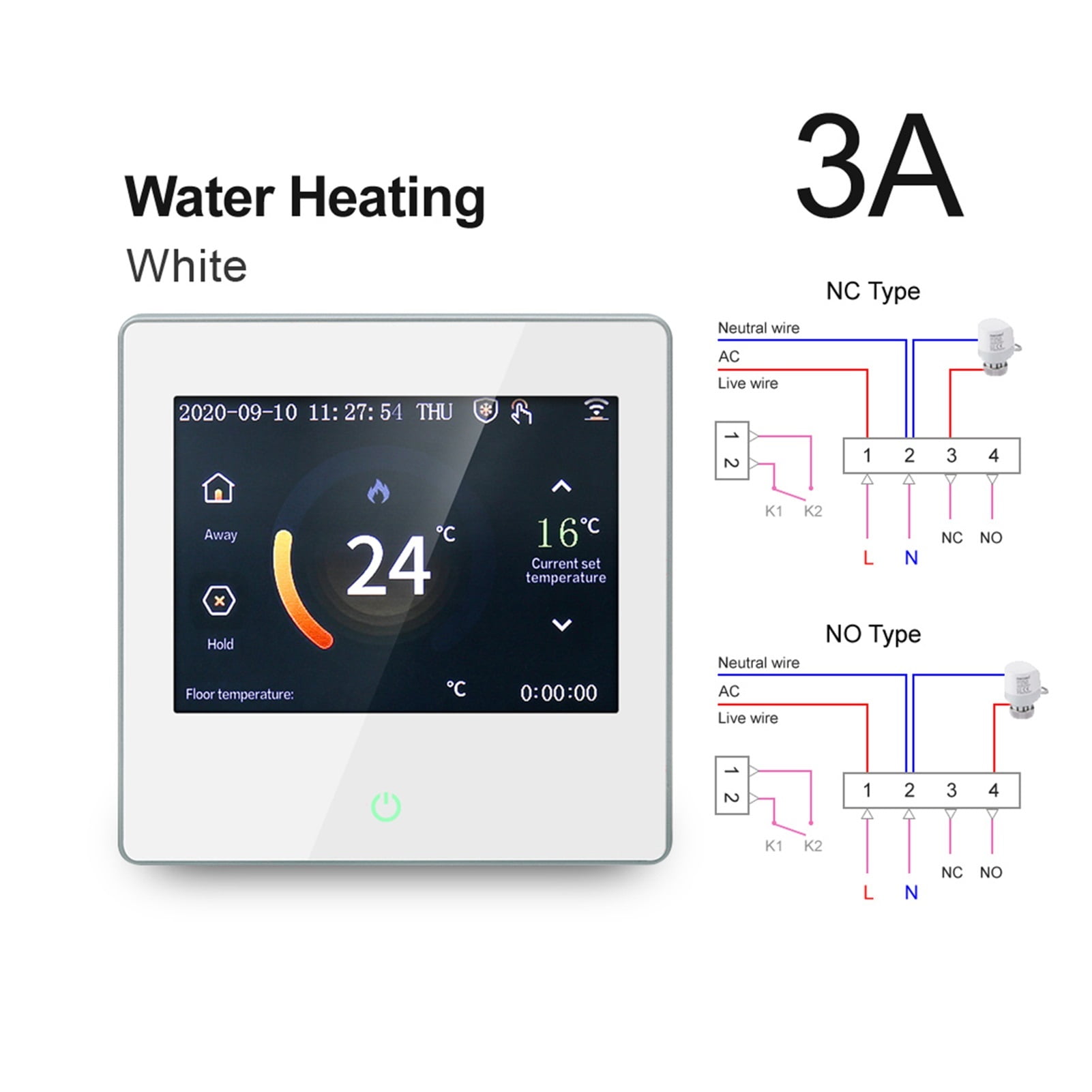 WiFi Smart Thermostat Heating Temperature Controller With Celsius ...