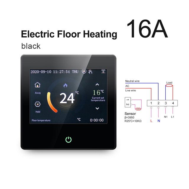WiFi Smart Thermostat Heating Temperature Controller With Celsius ...