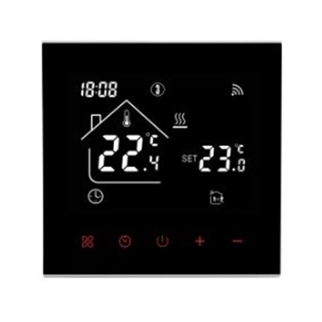 WiFi Smart Thermostat LCD Display Touch Screen For Electric Floor ...