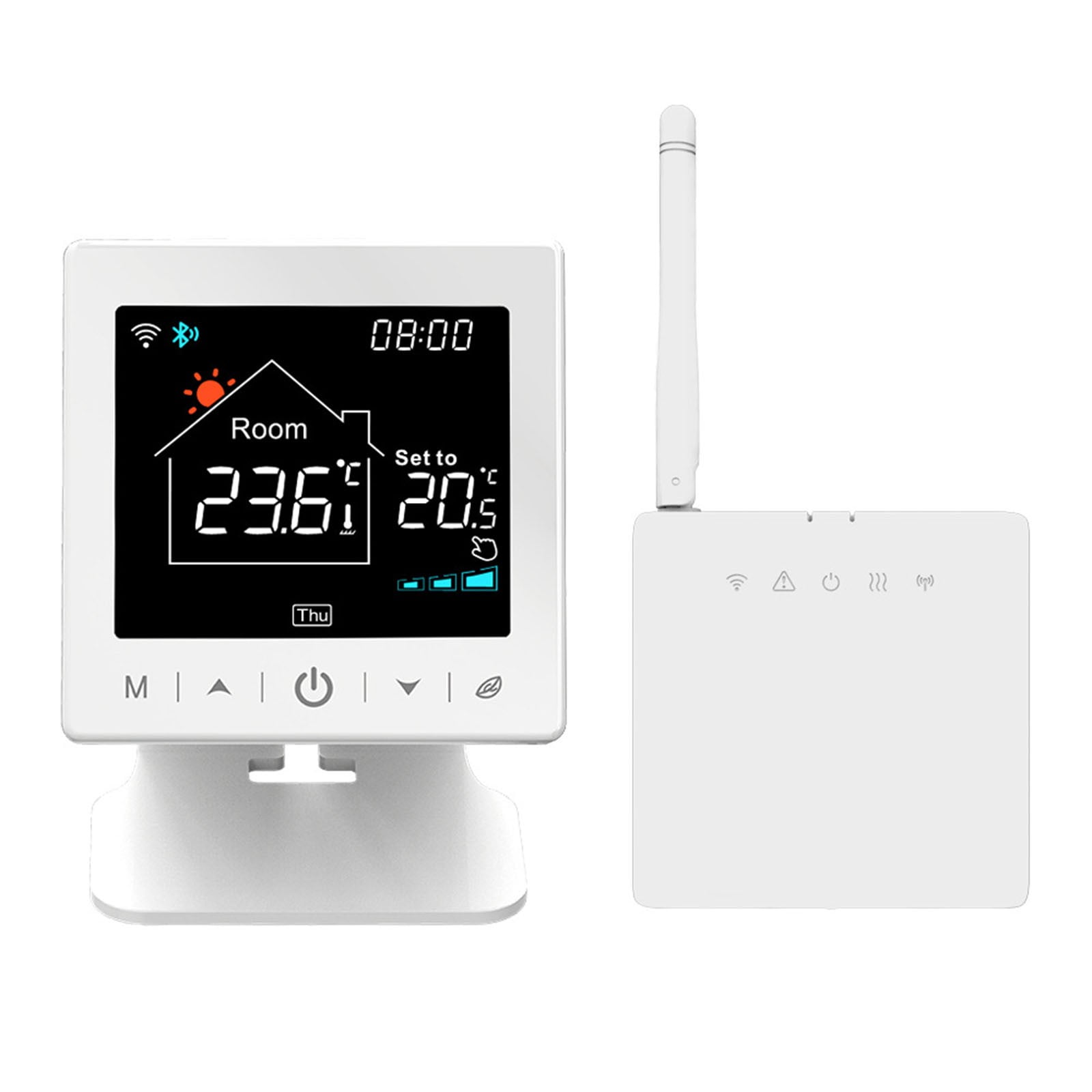 WiFi Smart Thermostat for Water & Gas Boilers,Programmable,Remote ...