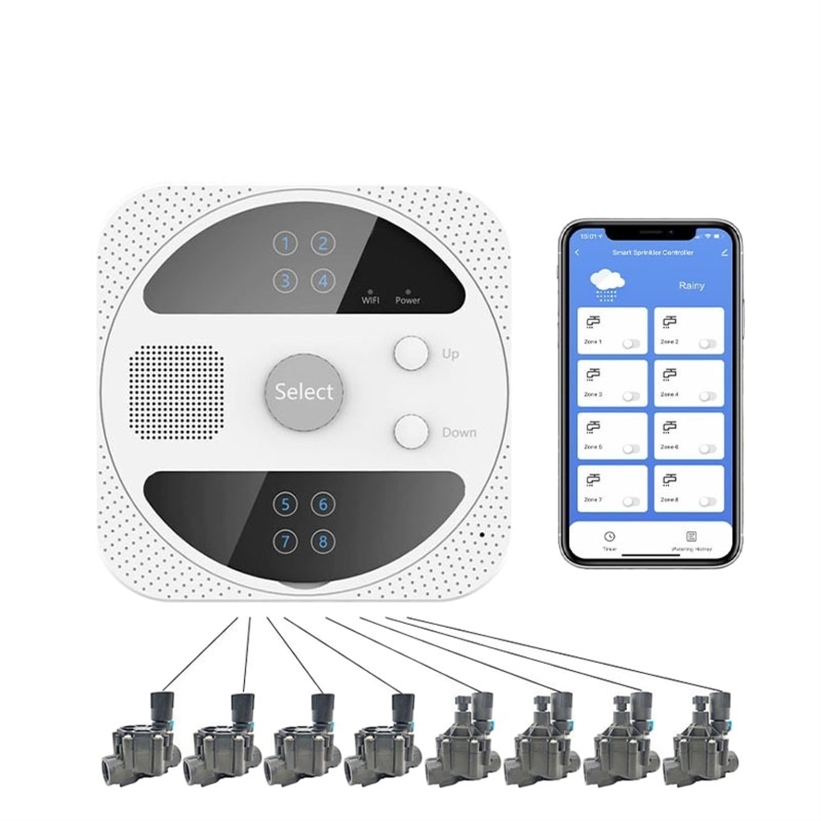 WiFi Smart Voice Irrigation Controller Smart Irrigation Solenoid Valve ...