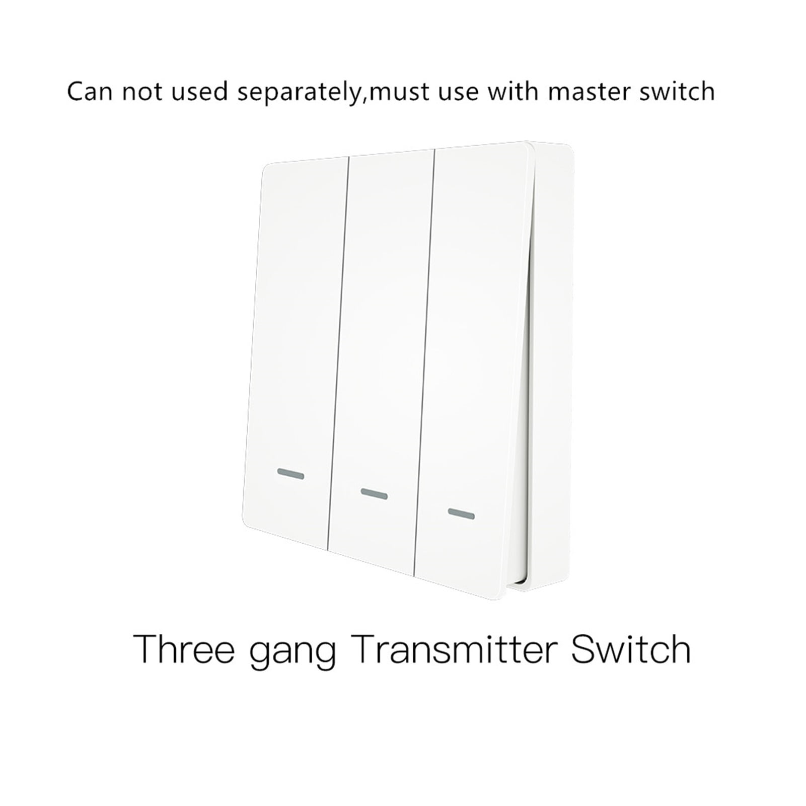 WiFi Smart Wall Light Switch RF433 Push Button Transmitter Smart life ...