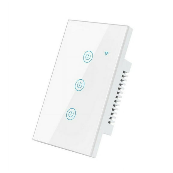 Smart Wi-Fi Double Light Switch, 2 individual Single Pole Switch, 2 in ...